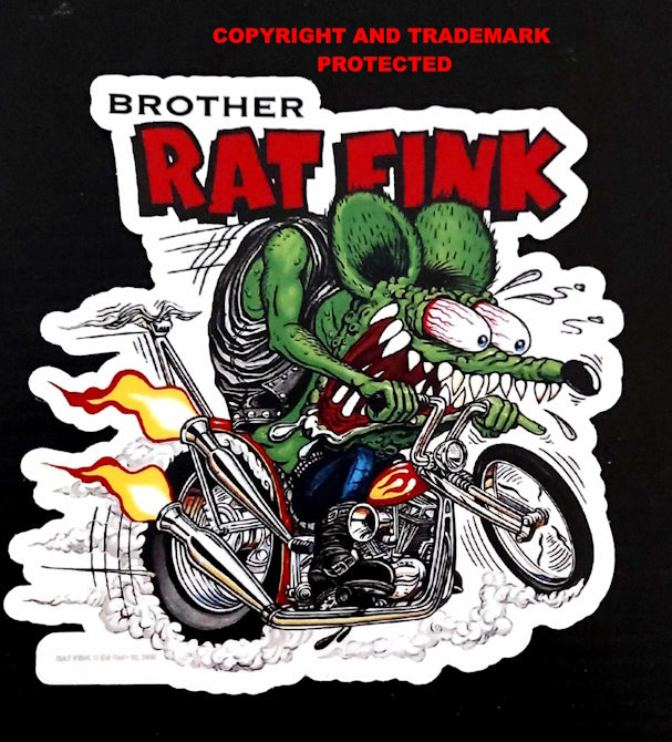 BROTHER RAT FINK DECAL ORIGINAL – Porzelack Polish Guy Online