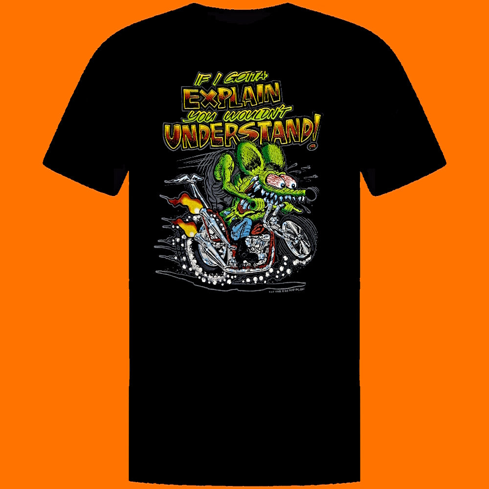 ORIGINAL ED ROTH RAT FINK IF I GO TO EXPLAIN T SHIRT STYLE 19 ...
